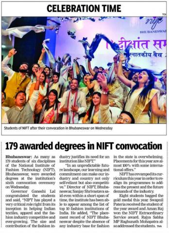 newspaper -convocation 1 | NIFT